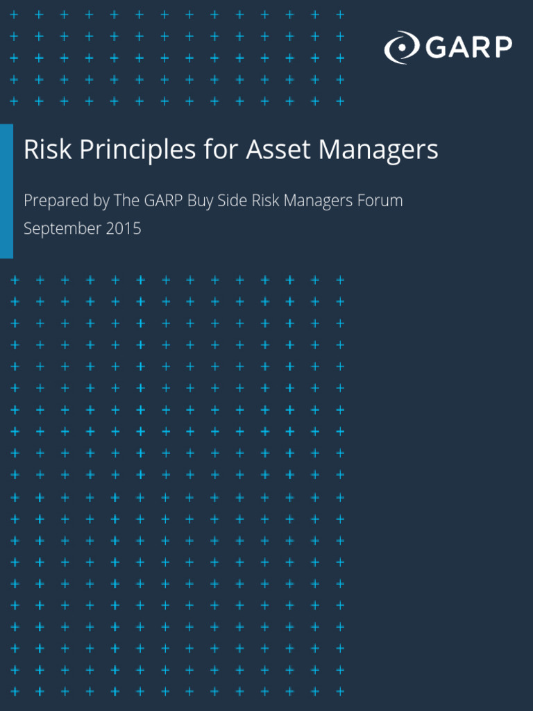 Risk Principles Asset Managers | PDF | Risk | Risk Management