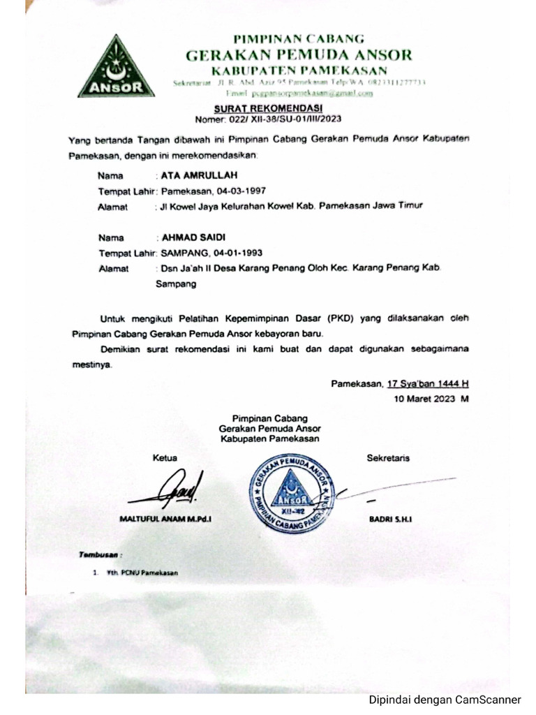 rekomendasi PKD | PDF