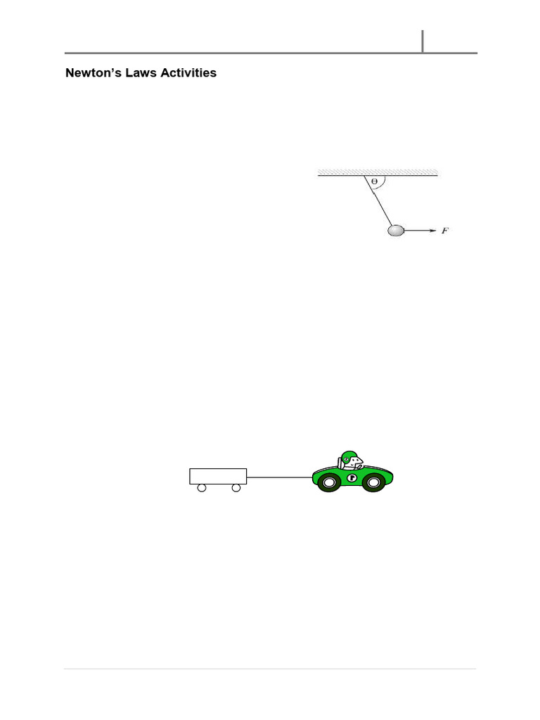 11 PS Netwon 1 2 Questions | PDF | Force | Friction