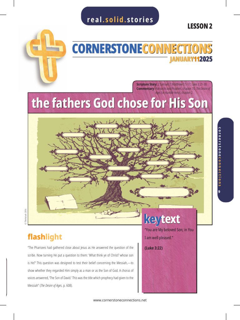 Cornerstone Connections 25-Q1 | PDF | Gospel Of Matthew | Jesus