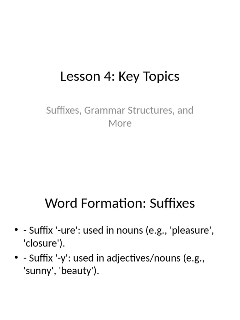 Lesson 4 Presentation | PDF