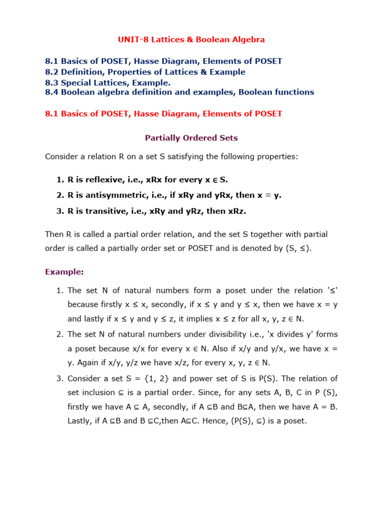 UNIT 8 DMS | PDF | Mathematical Concepts | Mathematical Logic
