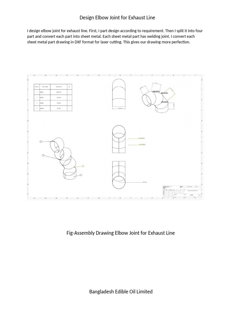 Elbow Joint For Exhaust Line | PDF