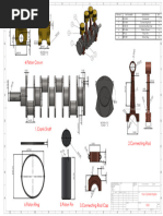 001piston Engine Assembly Drawing PDF | PDF | Piston | Vehicle Parts