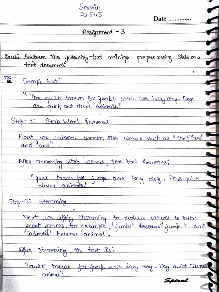 Sachin - DM Assignment 3 | PDF