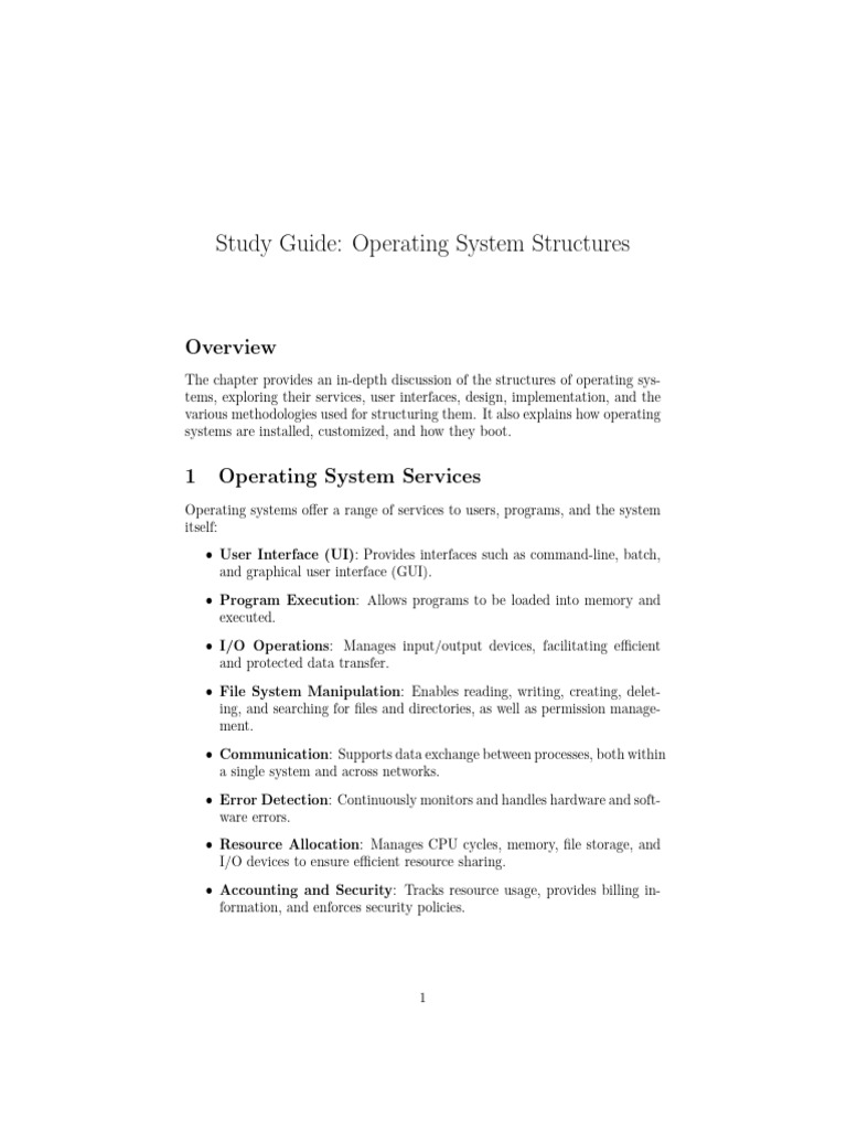 ch2 study guide | PDF | Graphical User Interfaces | Operating System