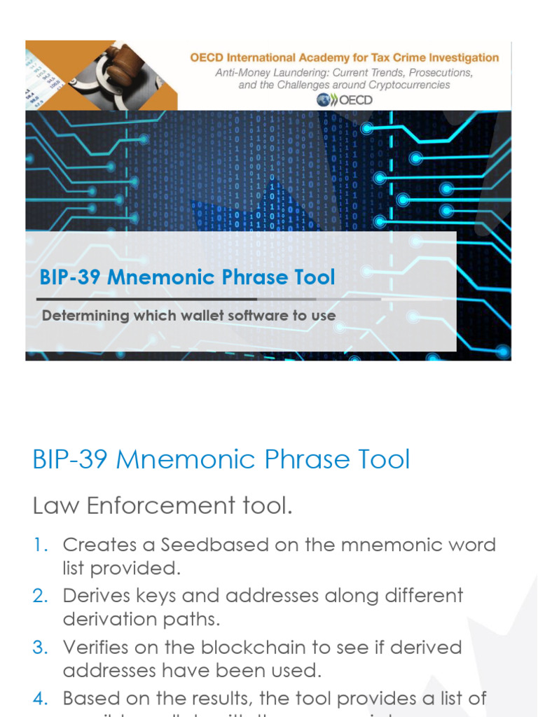 5.3 - BIP39 Mnemonic Phrase Tool | PDF | Computing