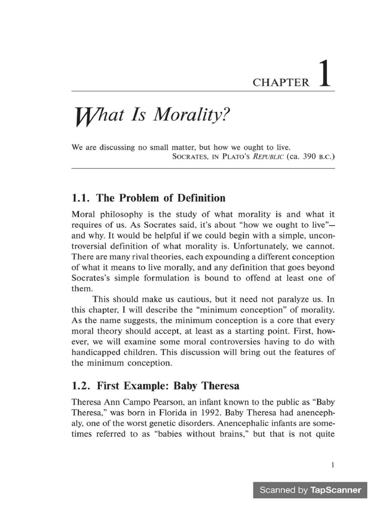 1 Morality | PDF