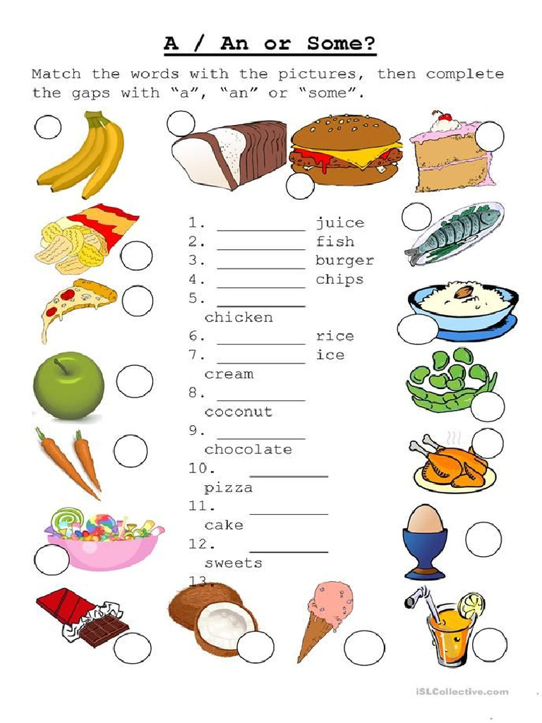 A - An - Some 2 | PDF