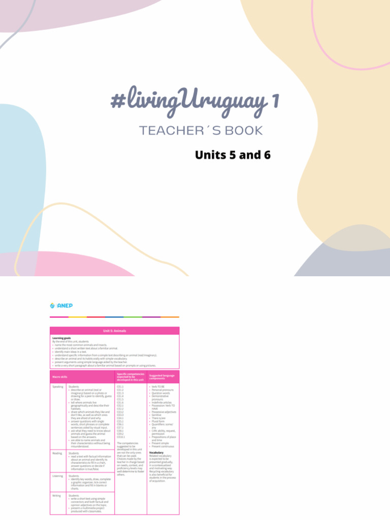 Teacher S Book Units 5 and 6 | PDF