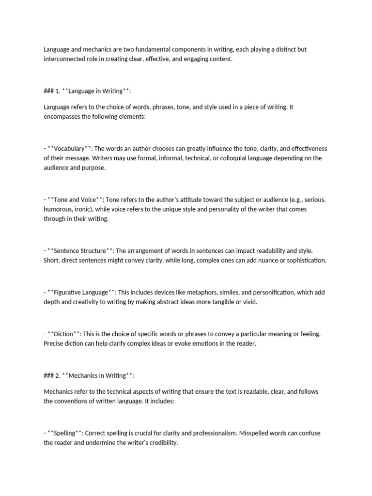 Reading and Wrinting Task | PDF | Punctuation | Word