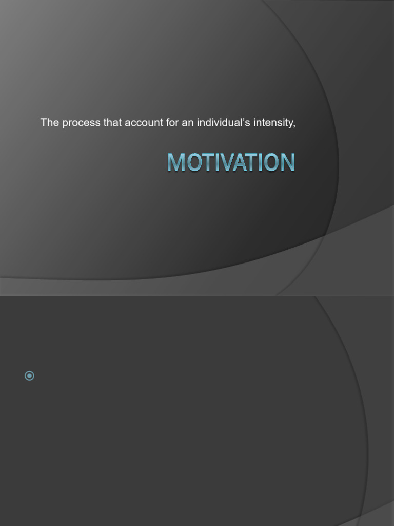 unit-3 Motivation | PDF | Motivational | Motivation