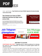 Jessica Lal Murder Case Overview | PDF | Witness | Public Law