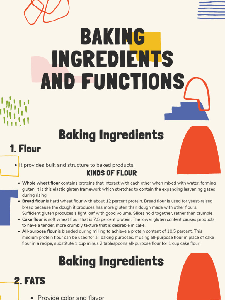 Basic Ingredient&measure and equivalent. | PDF | Flour | Breads