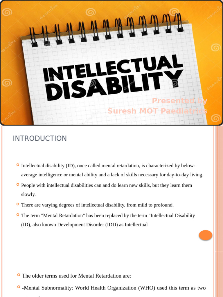 intellectual disability | PDF | Intellectual Disability | Mental Disorder