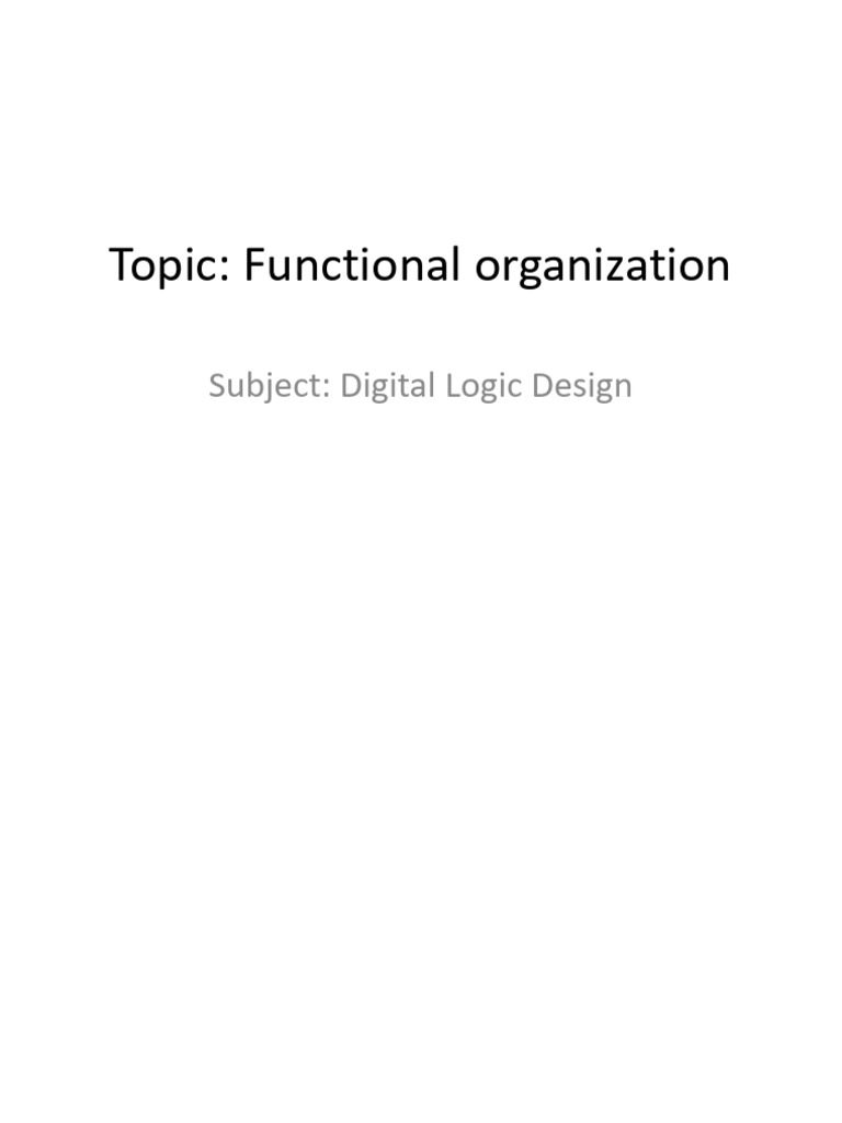 Overview of Digital Logic Design | PDF