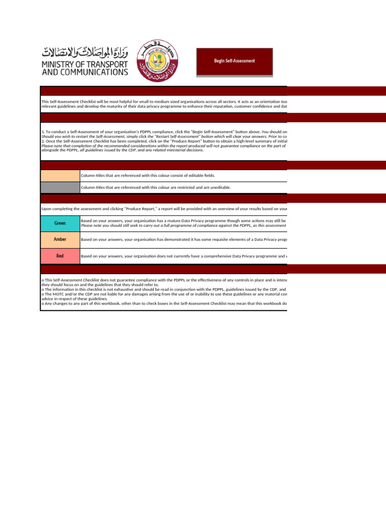 Data Protection Self-Assessment Guide | PDF | Privacy | Governance