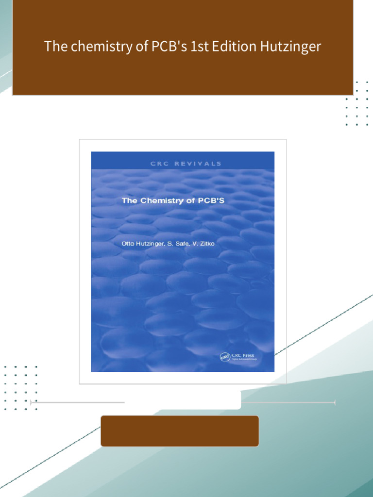 Download Full The chemistry of PCB's 1st Edition Hutzinger PDF All ...
