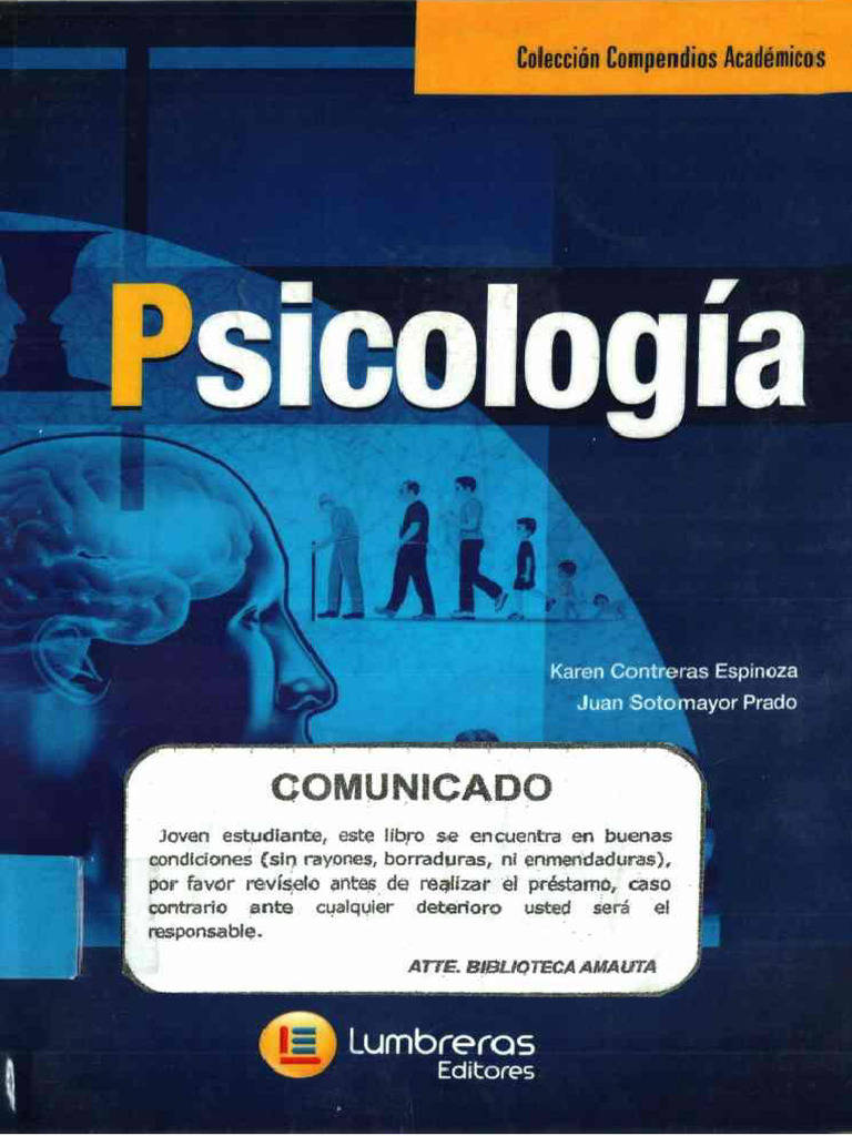 Psicologia 1ra Ed. Lumbreras Editores | PDF