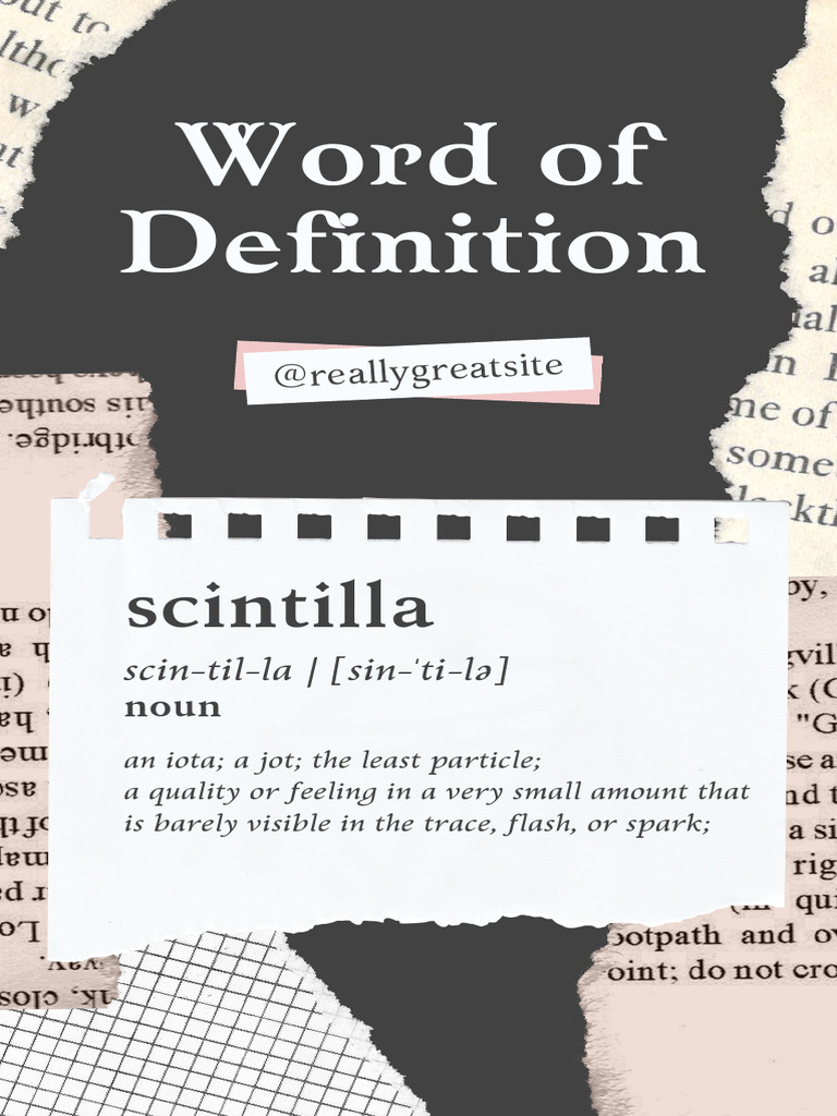 Brown Torn Paper Word of Definition Instagram Story | PDF