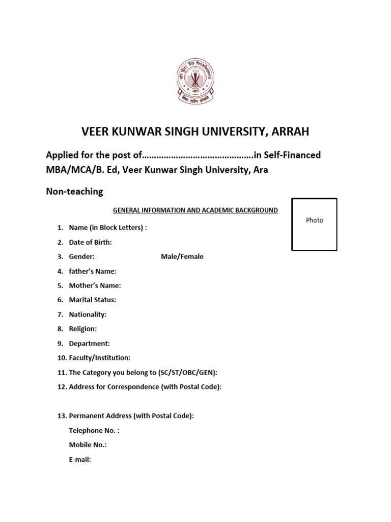 Veer Kunwar Singh University, Arrah | PDF