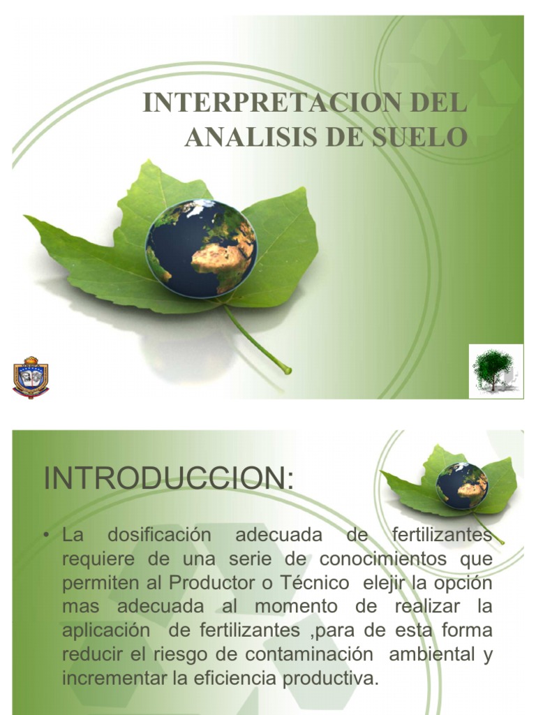 Interpretacion Del Analisis de Suelo | PDF