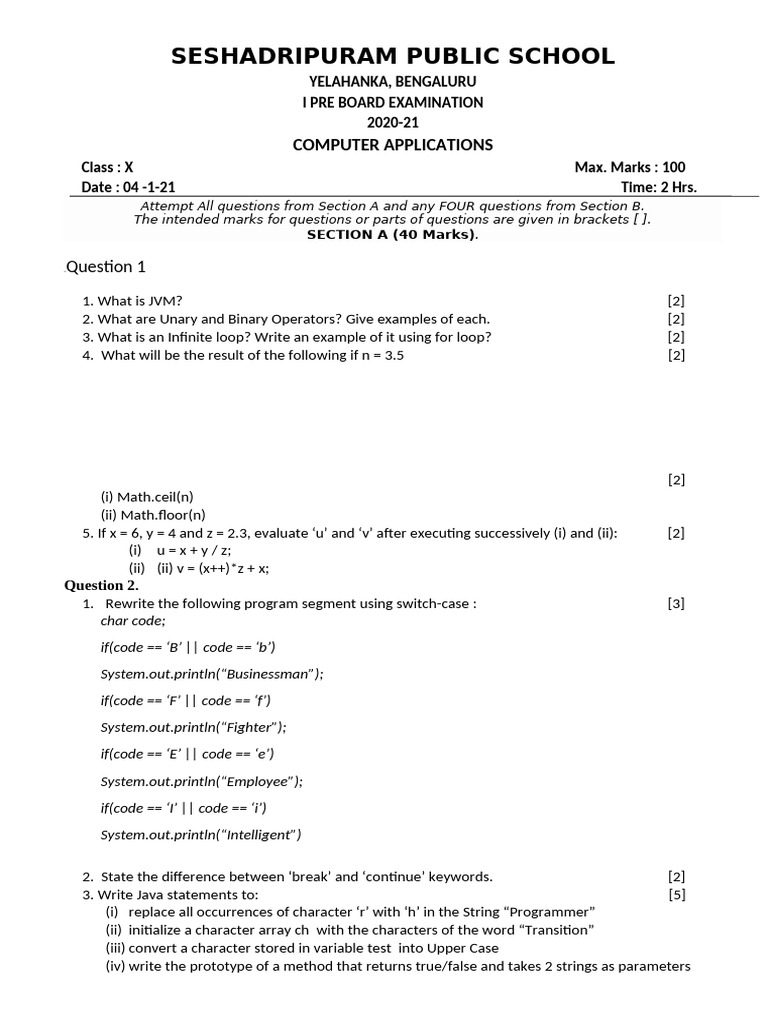 class10 preboardd12021 | PDF | Parameter (Computer Programming ... class10 preboardd12021 | PDF | Parameter (Computer Programming ...
