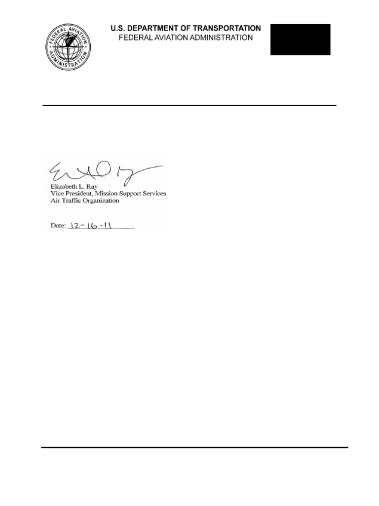 Subj Air Traffic Organization Policy Pdf Instrument Flight Rules