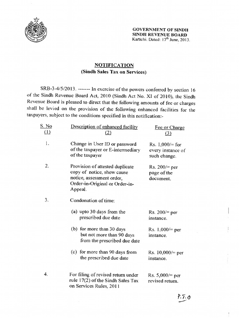 Fee Charge Notification | PDF