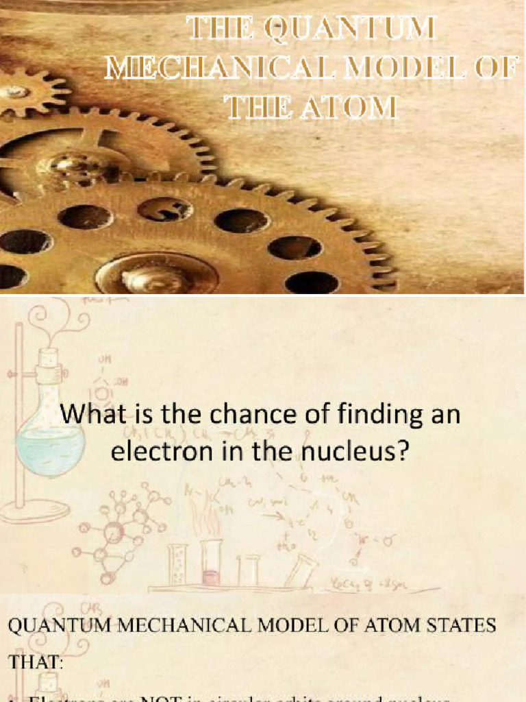 Quantum Mechanical Model of the Atom | PDF