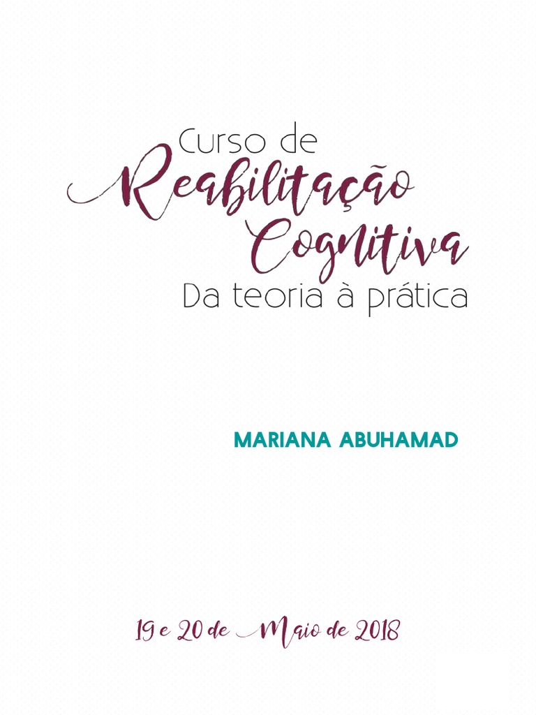 Apostila Curso | PDF | Aprendizado | Cognição