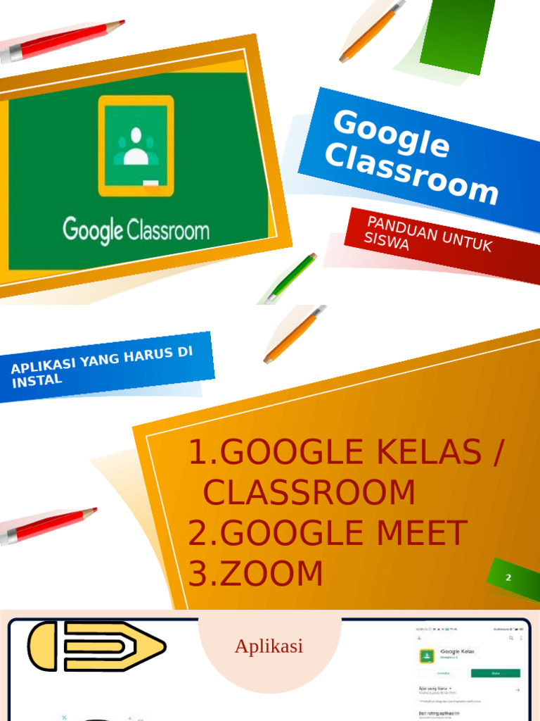 Panduan Siswa Google Classroom | PDF