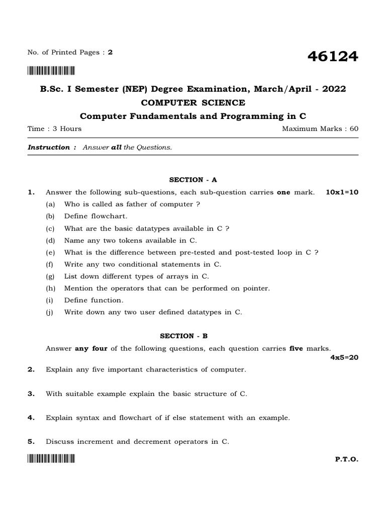 46124-Computer-Fundamentals-Programming-in-C | PDF | Pointer (Computer ... 46124-Computer-Fundamentals-Programming-in-C | PDF | Pointer (Computer ...