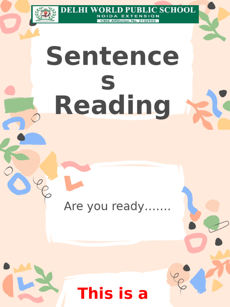Beginner Reading Sentences for Kids | PDF