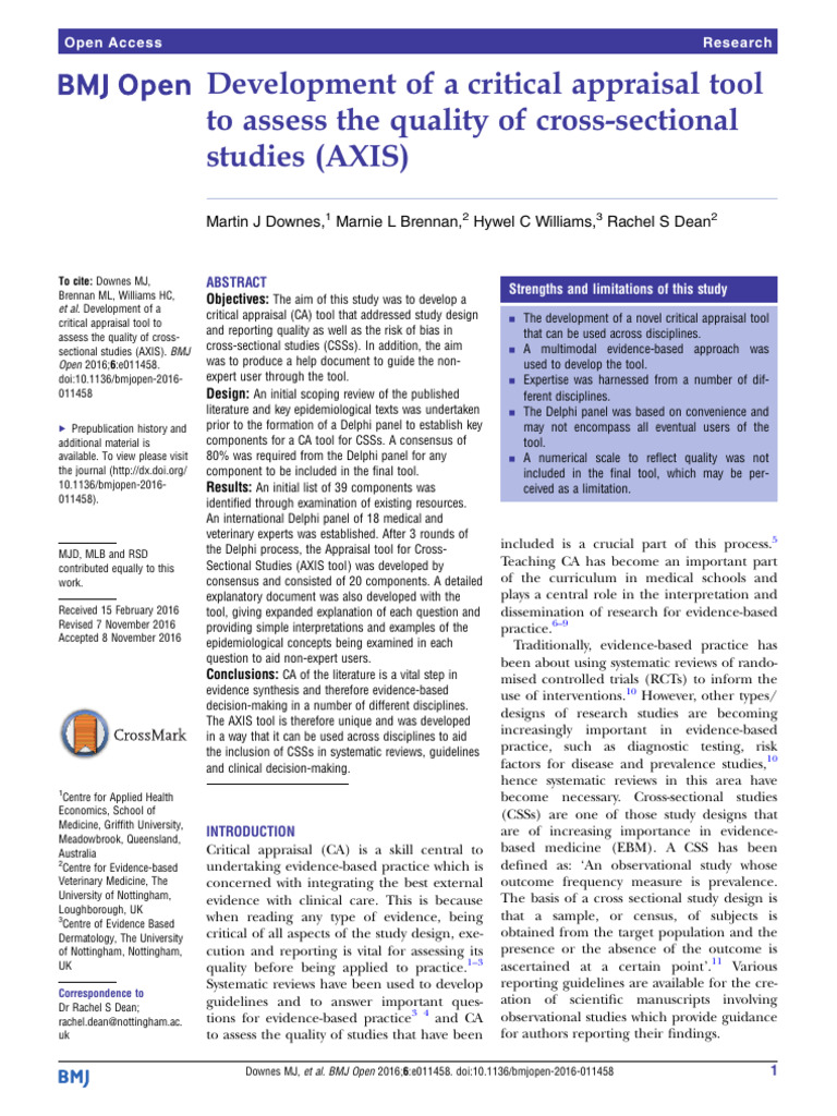 AXSS | PDF | Evidence Based Medicine | Systematic Review