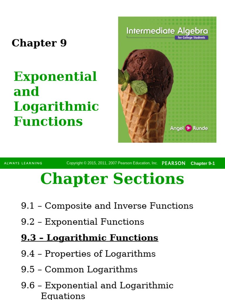 aics9e_ppt_9_3 | PDF | Exponential Function | Function (Mathematics)