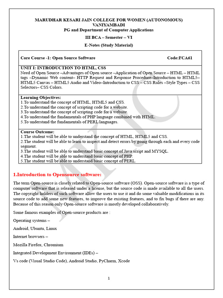 oss unit1 up | PDF | World Wide Web | Internet & Web