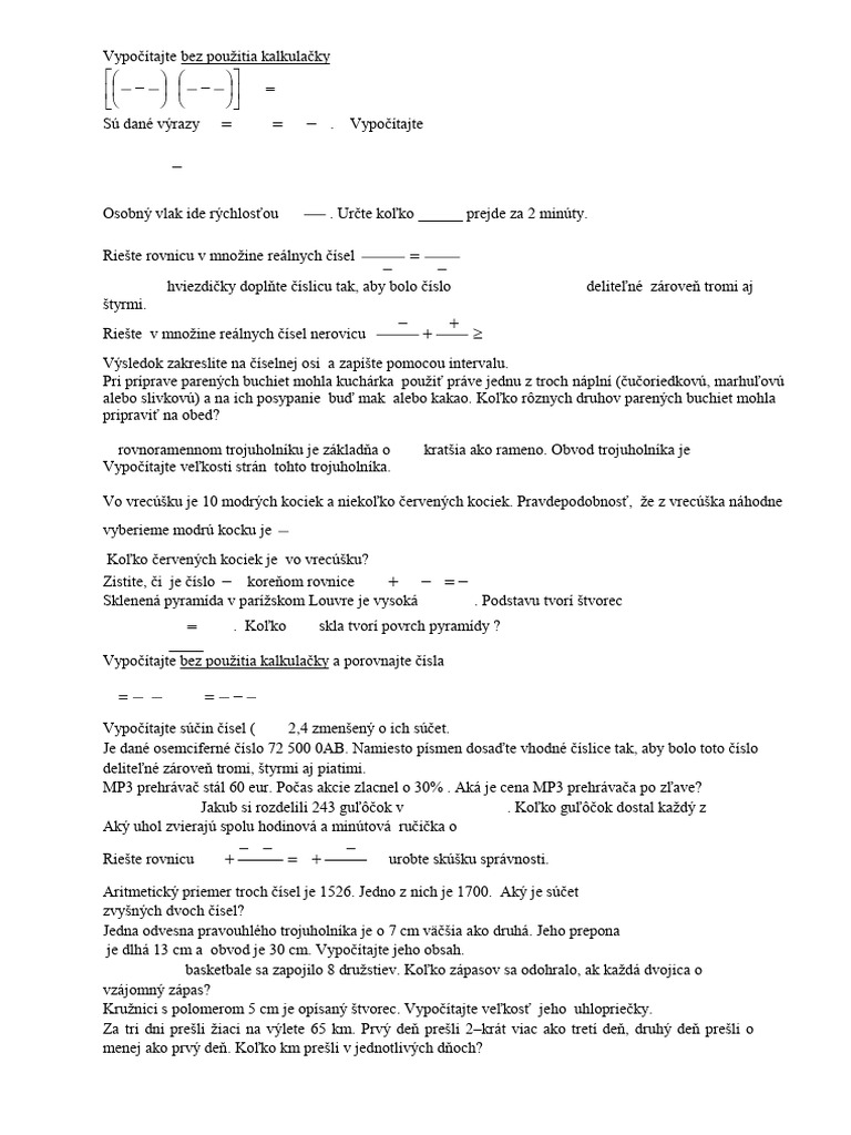 Test 3, 9 Rocnik (Adlerka) | PDF