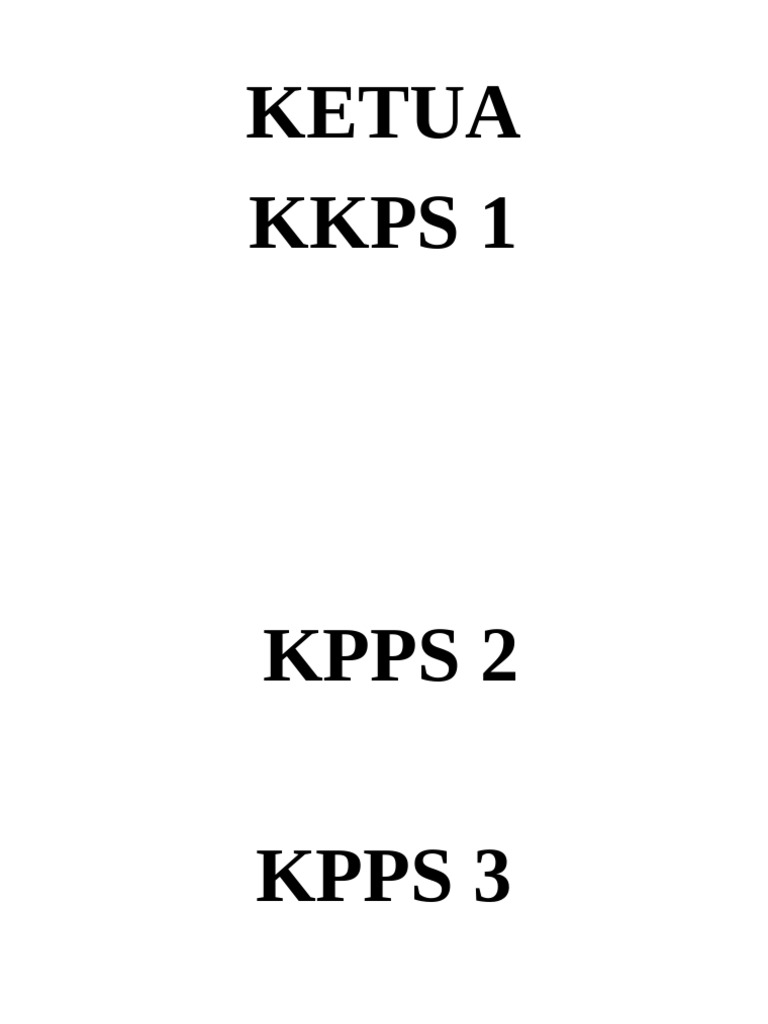 KKPS | PDF