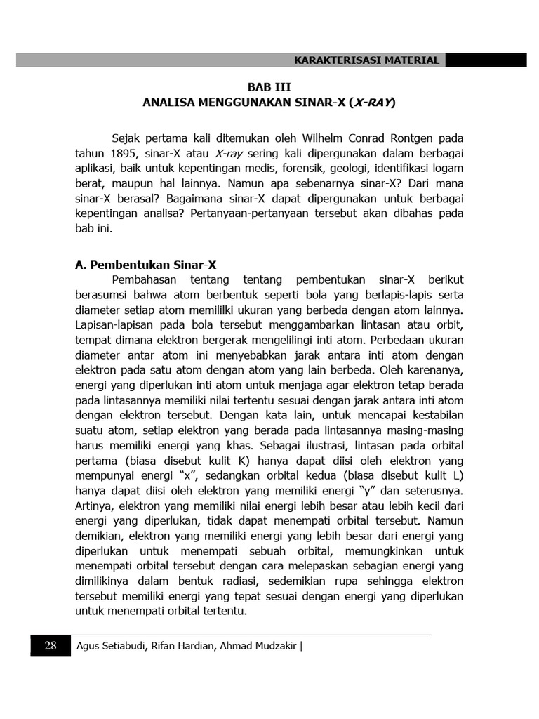 Materi X Ray | PDF