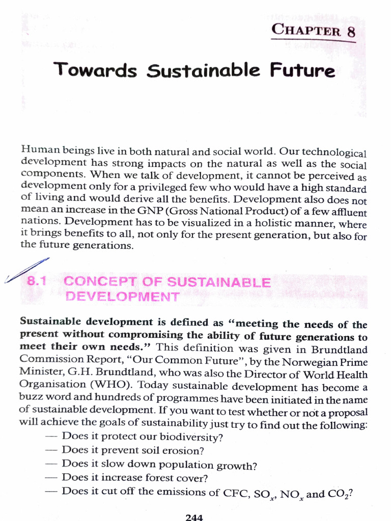 Unit V chapter 2 Towards Sustainable Future | PDF | Green Building | Sustainability