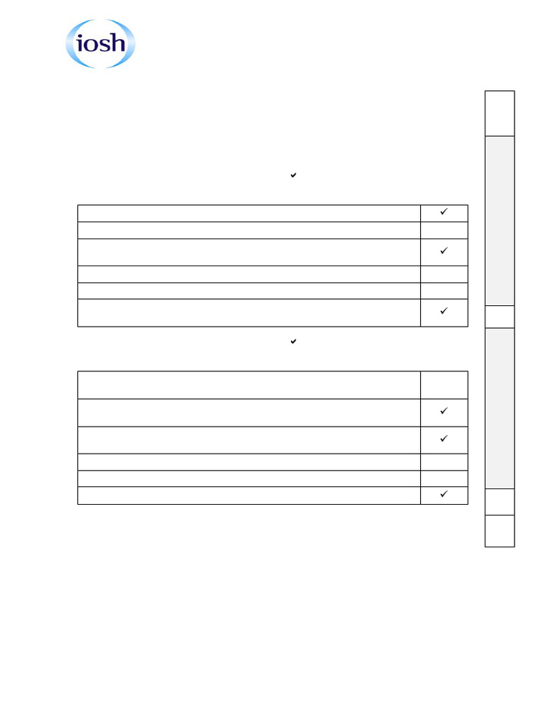 1013 Marking Scheme Mock Assessment 1 v3.1 | PDF | Risk | Risk Assessment