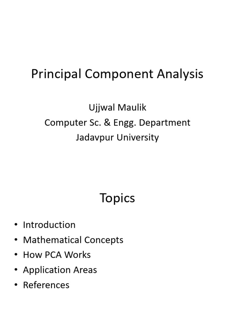 Pca | PDF | Principal Component Analysis | Covariance