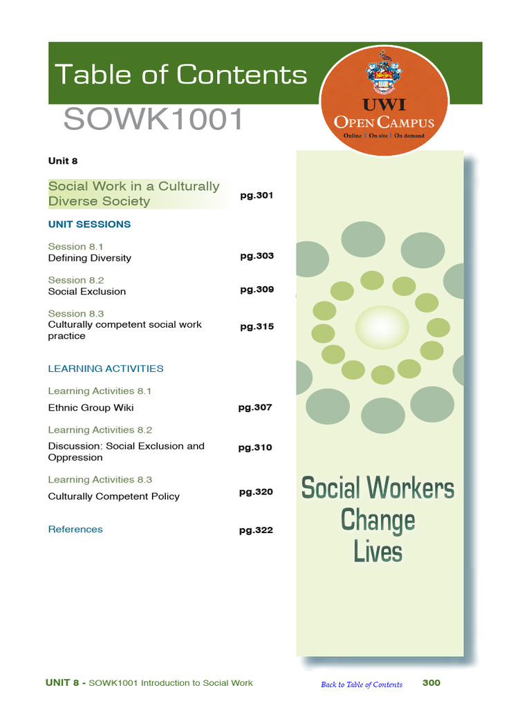 Introduction To Social Work 1020 | PDF | Social Work | Discrimination