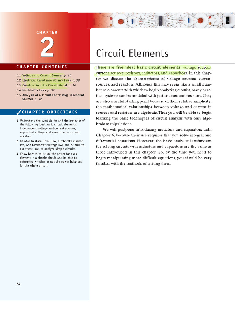 Electric Circuits Chapter 2 | PDF