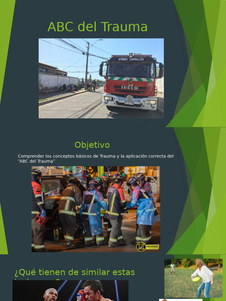 Guía del ABC del Trauma y RCP | PDF | Hueso | Hombro
