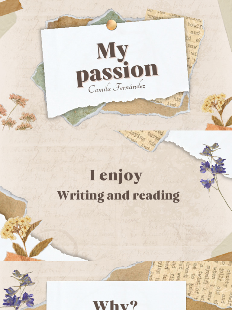 Camila Fernández: My Passion for Writing | PDF