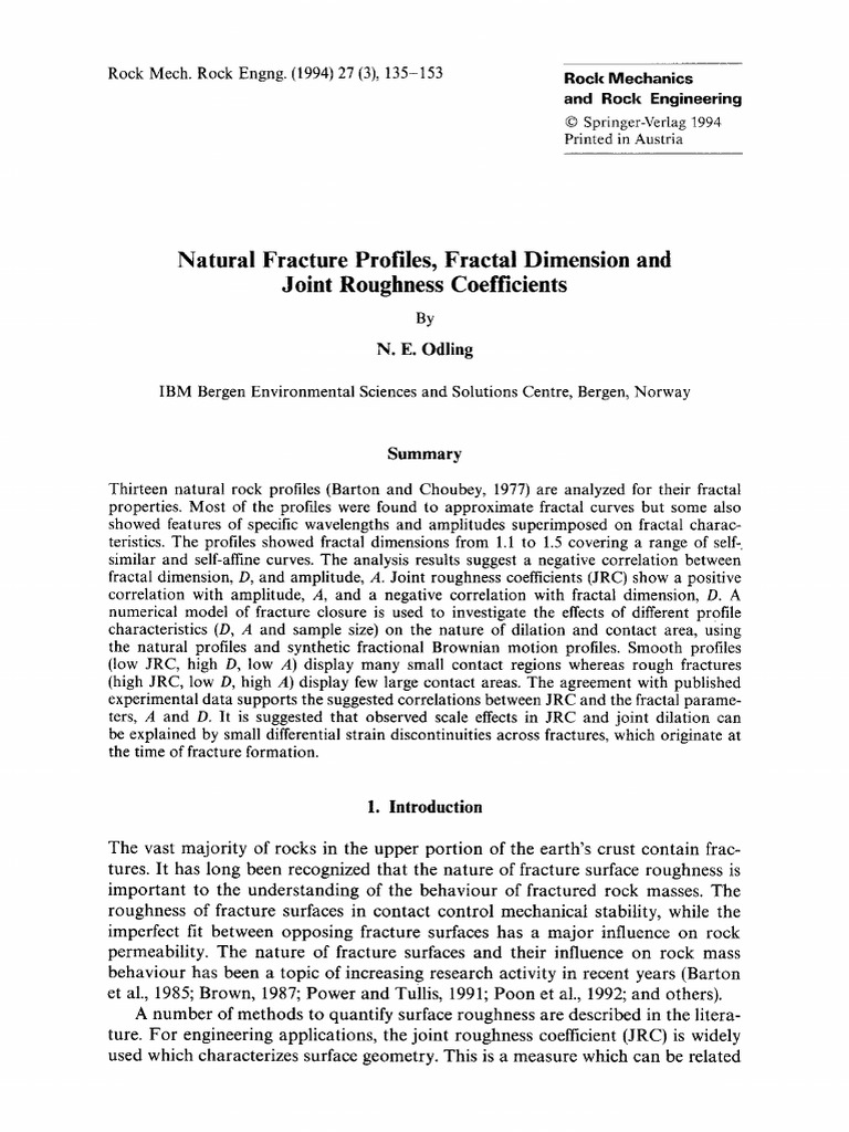 bf01020307 | PDF | Surface Roughness | Fractal