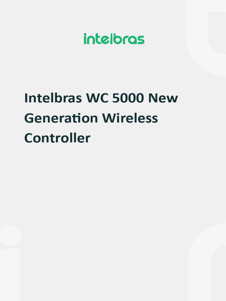 Datasheet Intelbras WC 5000 Series | PDF | Computer Network | Wireless Lan