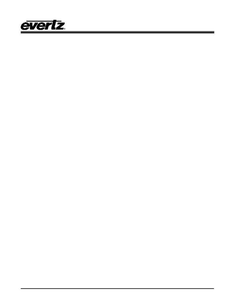 Evertz VistaLink 7700FC Frame Controller1v7 | PDF | Ip Address ...
